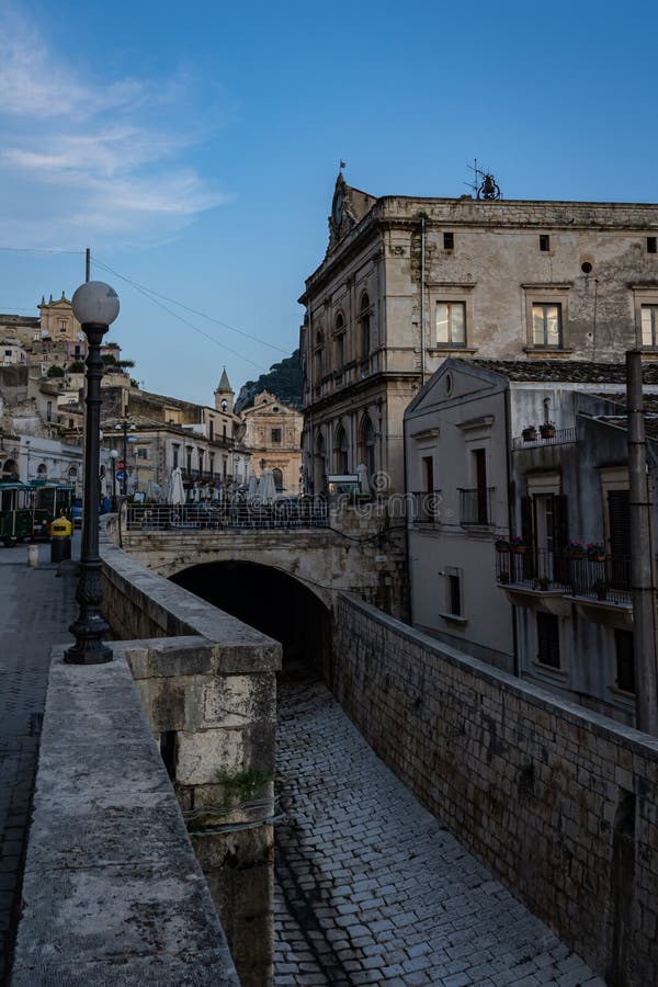 The Stunning Scicli Italy Sicily Stock Photo - Image of city, scicli ...