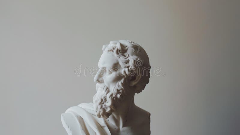 A Stunning Sculpture of a Classical Figure. the Piece Captures ...