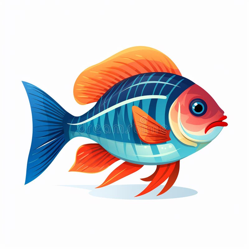 Stunning Sea Turtle Swimming in the Waves Stock Illustration ...