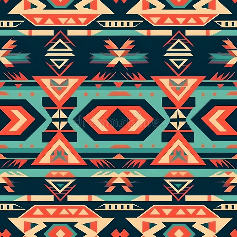 Stunning Seamless Aztec Patterns for Authentic Designs Stock ...