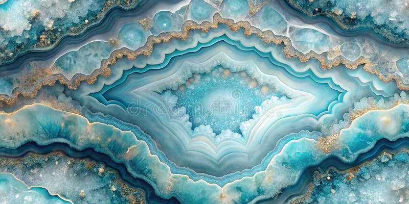 Stunning Seamless Gradient Geode Crystal Pattern a Soft BlueGray ...