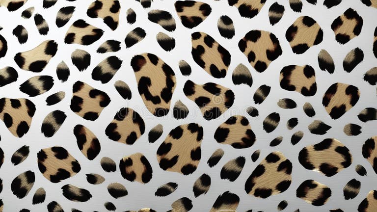 Stunning Seamless Metallic Leopard Print Wallpaper a Luxurious ...