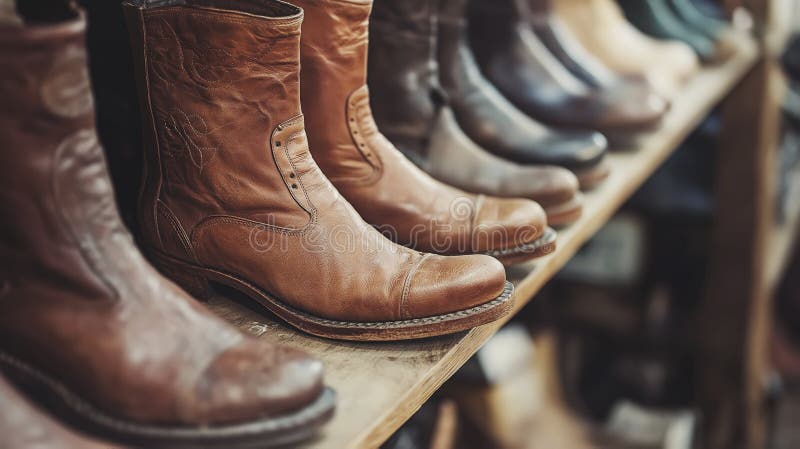 Stunning Selection of High-Quality Leather Boots Showcased on a Chic ...