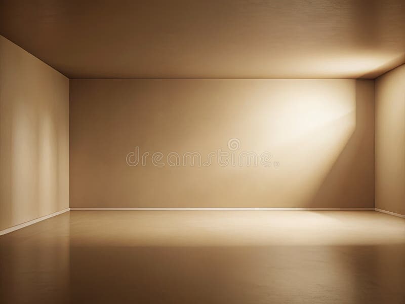 Stunning Sepia Gradient Empty Room Studio Background a Minimalist ...