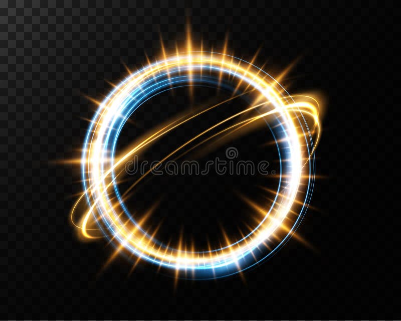 Stunning Shining Circular Light Effects Featuring Beautiful Sparkles ...