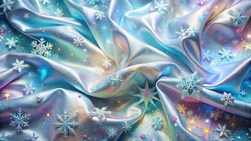 Stunning Silver Snow Texture an Iridescent Velvety Background for ...