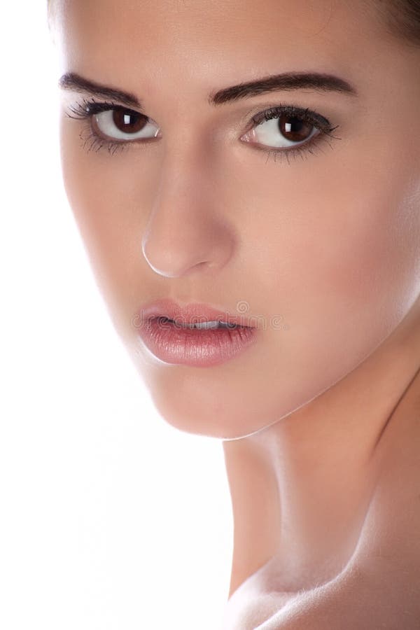Stunning Skin, Striking Look Stock Image - Image of gorgeous, lipstick ...