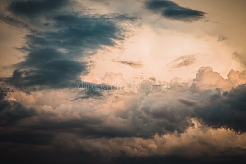 Stunning Sky and Sun Behind Dark Grey Clouds Background Stock Photo ...