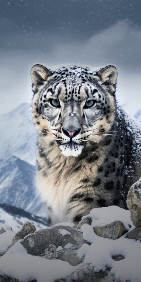 Stunning Snow Leopard Wallpapers for Iphone, Ipad, and Android Stock ...