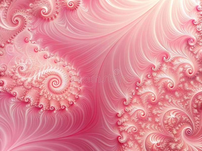 Stunning Soft Pink Fractal Background a Captivating Abstract Design ...