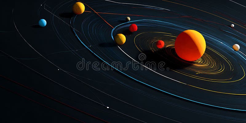 Solar System Orbits Animation