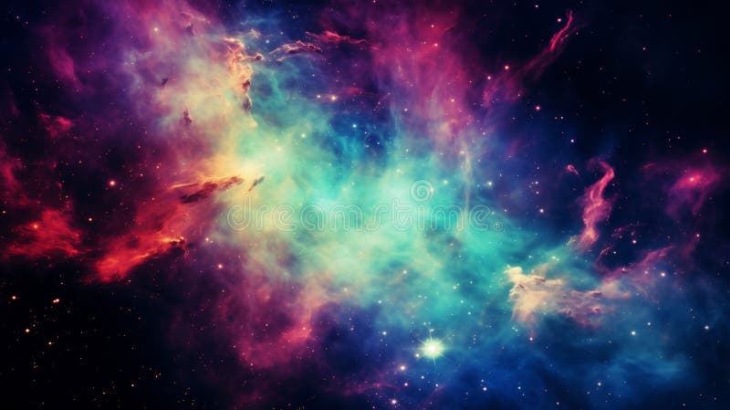 Stunning Space View with Diverse Planets, Stars, and Cosmic Elements in ...