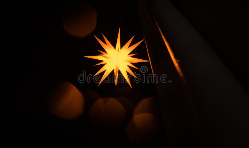 Stunning Star in the Center with Reflections Stock Image - Image of ...