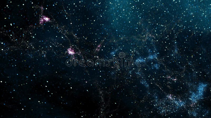 Stunning Star Fields and Nebulae in Deep Space Stock Video - Video of ...