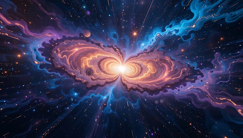 Stunning Stellar Formation Surrounded by Cosmic Clouds and Glowing ...