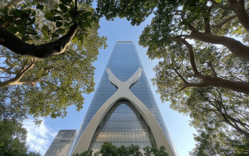 This Stunning Structure Towers Over the Surrounding Trees, Showcasing ...