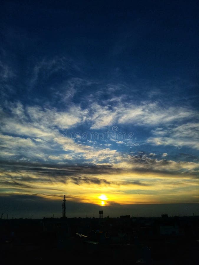 Stunning Sunrise Like Heaven Stock Photo - Image of stunning, sunrise ...