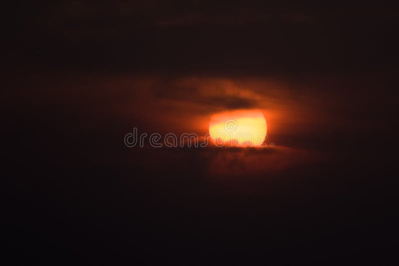 Stunning Sunset Under the Clouds. Stock Photo - Image of beautiful ...