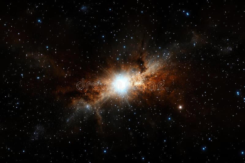 Stunning Supernova Explosion in Deep Space Surrounded by Stars and ...