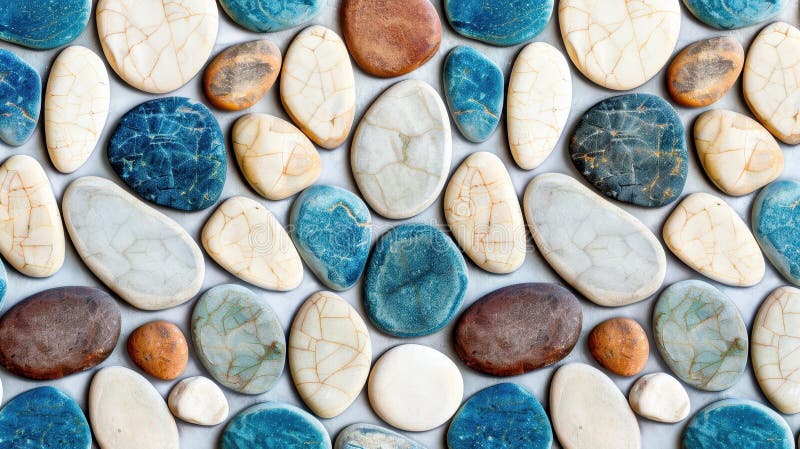 Stunning Terrazzo Stone Texture with a Unique Blend of Pebble Stones ...