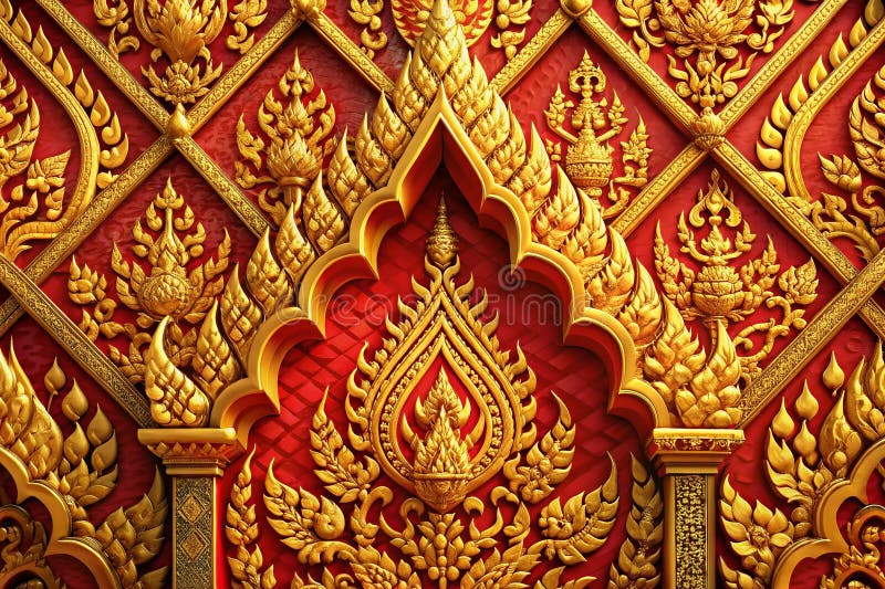 Elegant Creative Thai Pattern Gold Stock Illustrations – 952 Elegant Creative Thai Pattern Gold ...