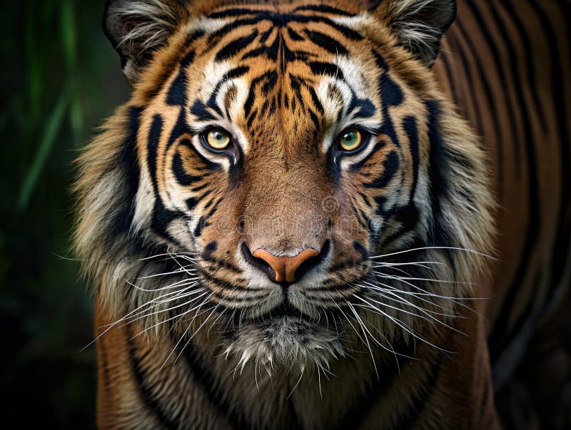 Ai Generated Illustration Wildlife Concept of Stunning Tiger Stock ...