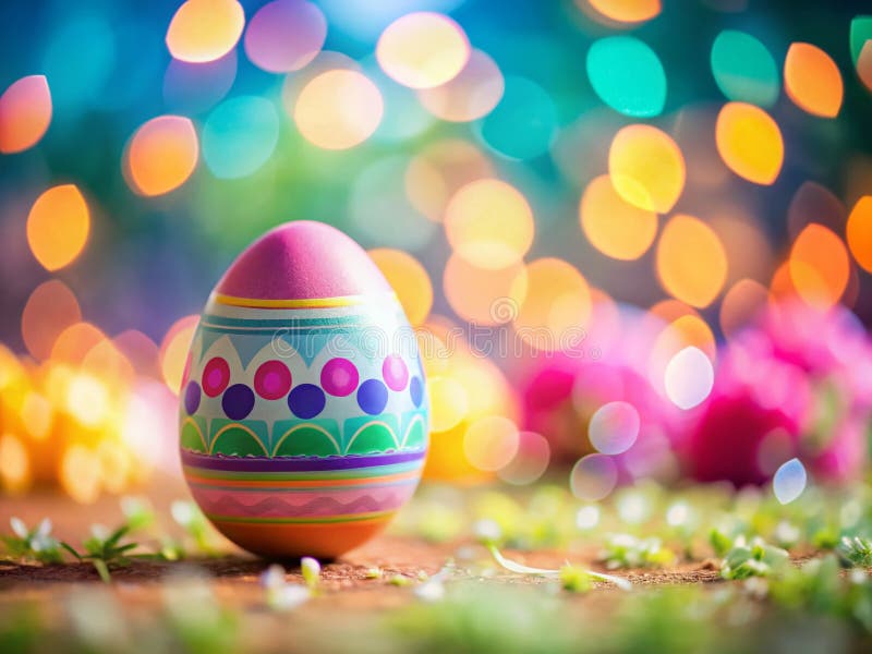 Elegant TiltShift Easter Egg Design a Clean Modern Background Perfect ...