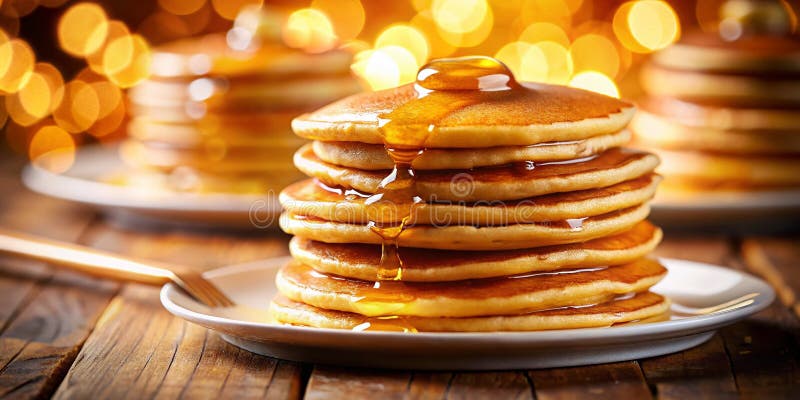 A Stunning TiltShift Perspective on a Delicious SyrupDrenched Pancake ...