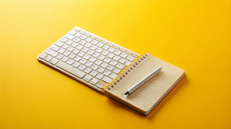 A Stunning TiltShift Perspective of a Vibrant Yellow Workspace ...