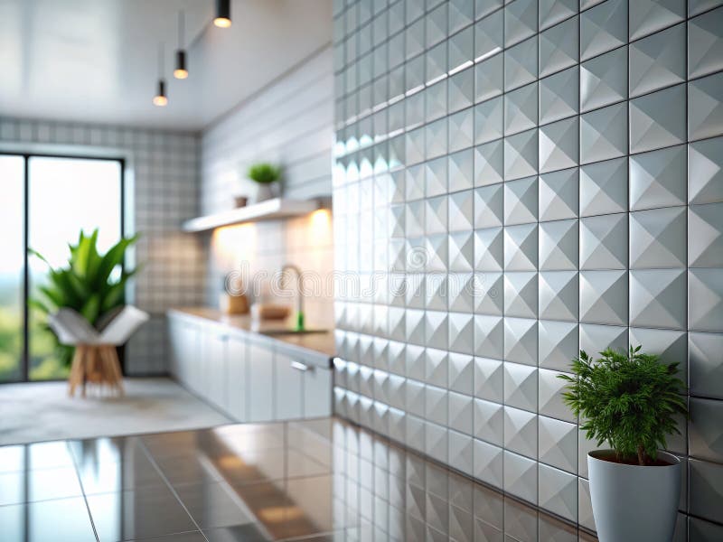 Stunning TiltShift Photography Captures a Minimalist Tile Wall Interior ...