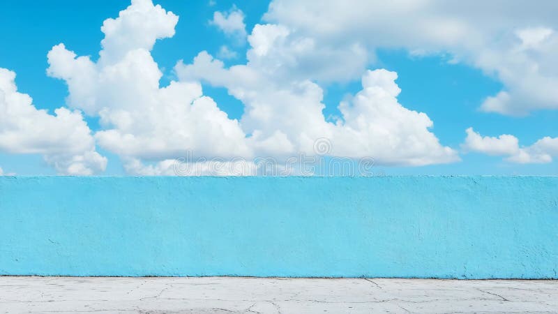 Sky Motion Over Blue Wall Time Lapse Video Stock Footage - Video of ...