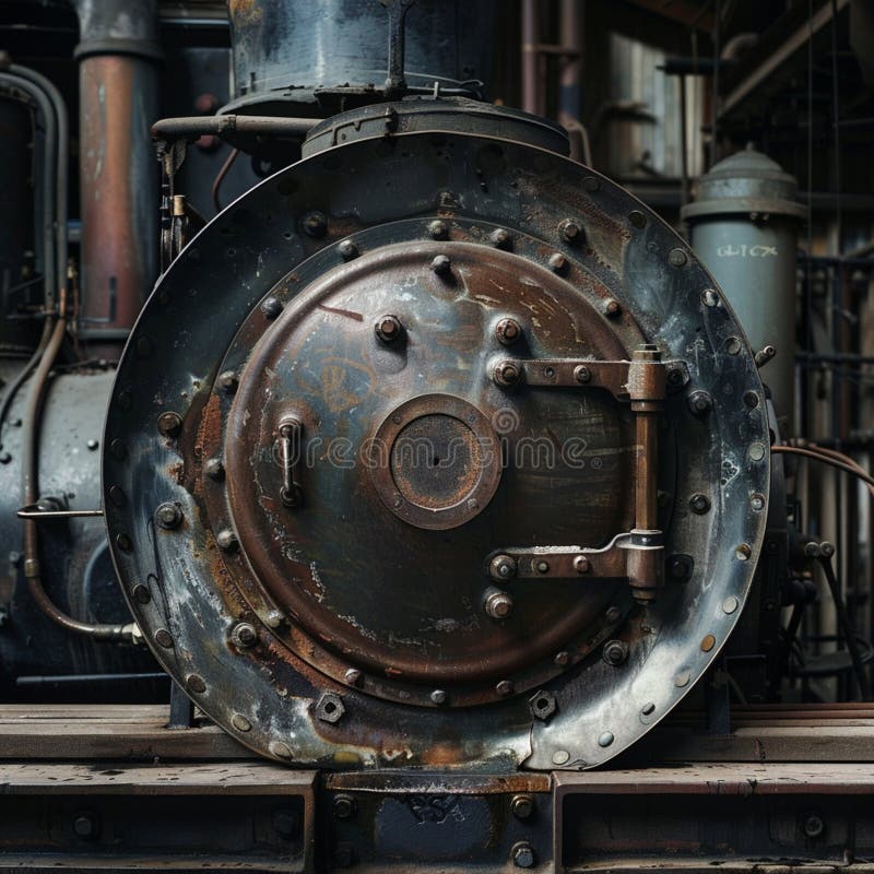 Stunning Train Engine Plate Showcasing Intricate Design and ...