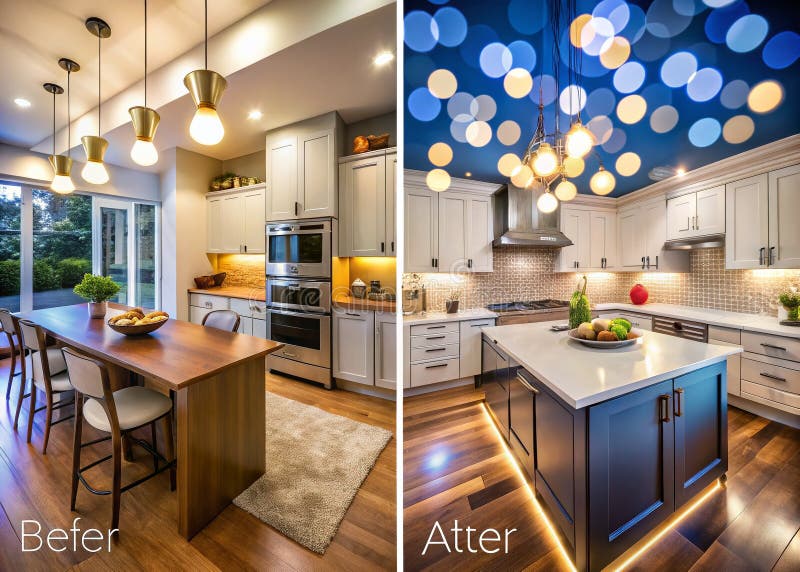 Stunning Transformation before and after Kitchen Remodel Featuring ...