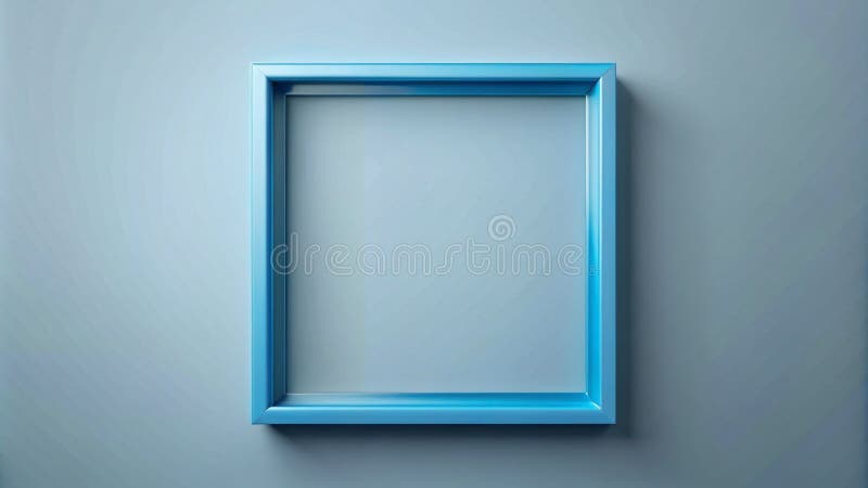 Stunning Transparent Blue Frame for Graphic Design Web and Print ...