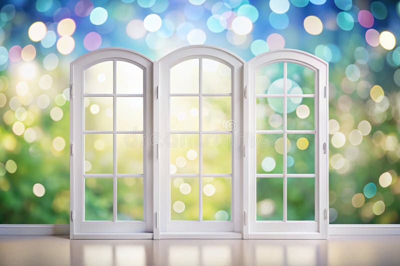 Stunning Triple Window Template a Modern Interior Design Photography ...