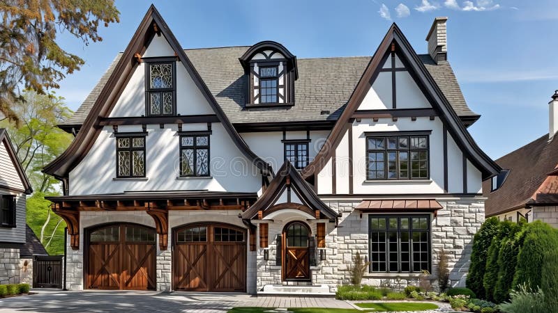 This is an Elegant Tudor Style Home that Features Modern Touches and ...