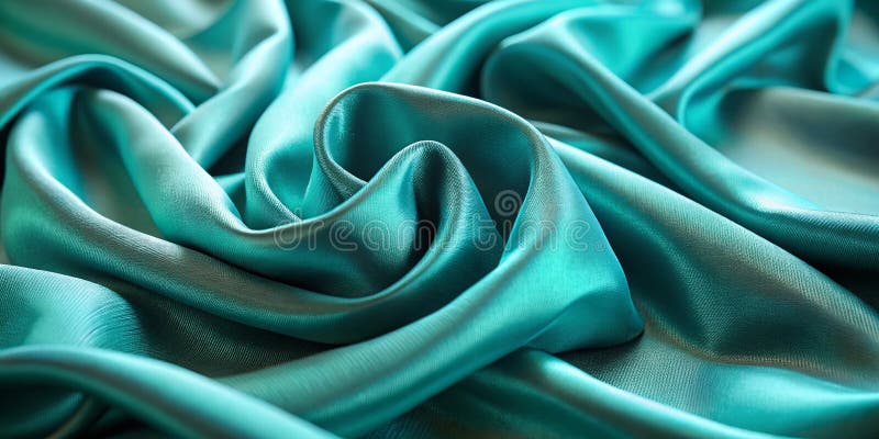 Stunning Turquoise Fabric Texture a Smooth Flowing Drape for Elegant ...