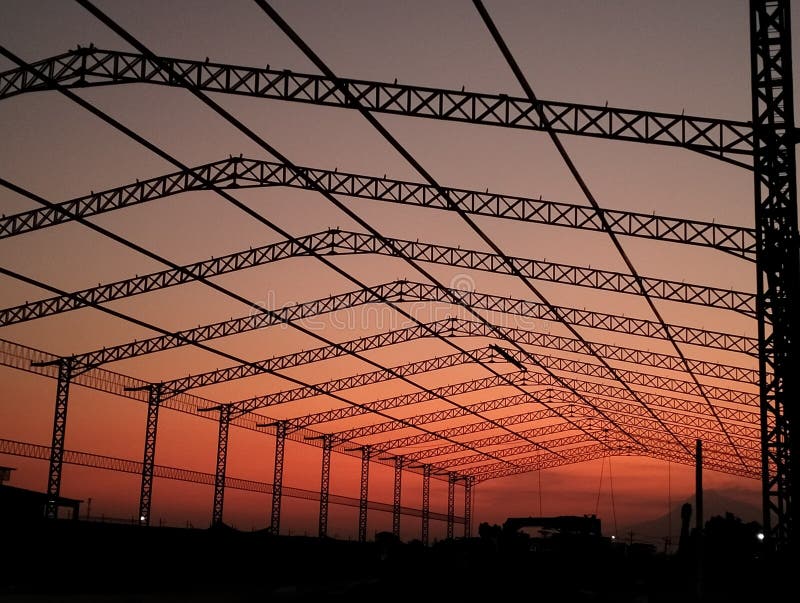 Stunning Twilight Sky Photographed from Below Stock Image - Image of ...