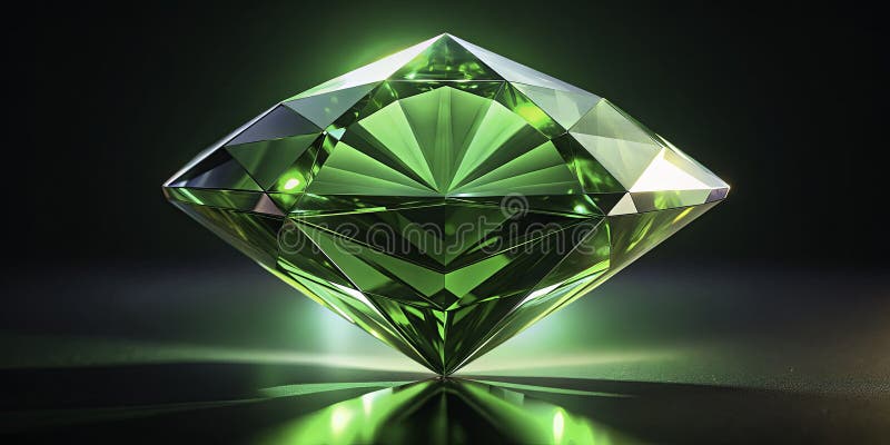 Stunning UHD Emerald Crystal Animation Loop Realistic Precious Gemstone ...
