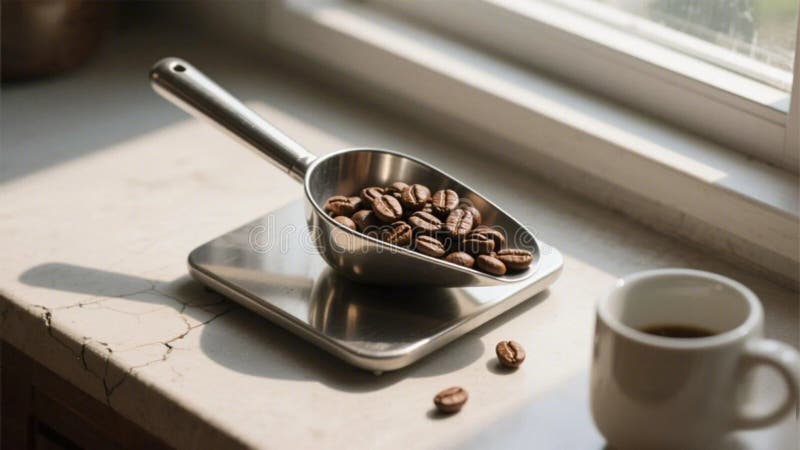 Ultra-Realistic Coffee Bean Scene with Refined Lighting and Textures ...