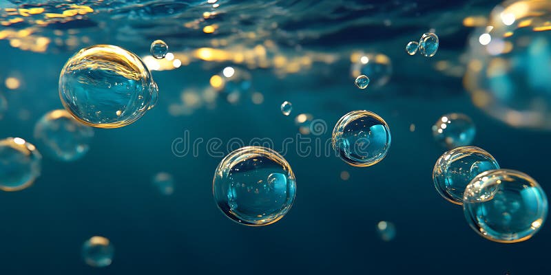Stunning Underwater Bubbles HighRes Image Stock Illustration - Illustration of bubbles, screen ...