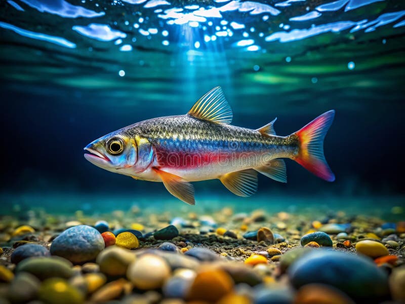 Stunning Underwater Panorama a CloseUp View of Tiny Fish Thriving in ...