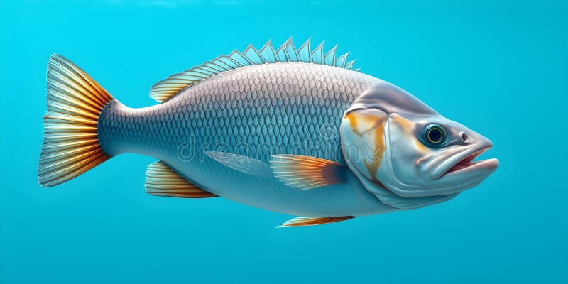 Stunning Underwater Shot of a Cod Fish in Its Pristine Marine ...