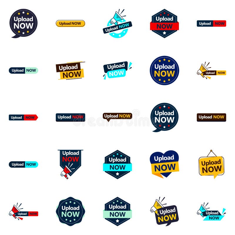 25 Stunning Vector Designs in the Upload Now Bundle Perfect for ...