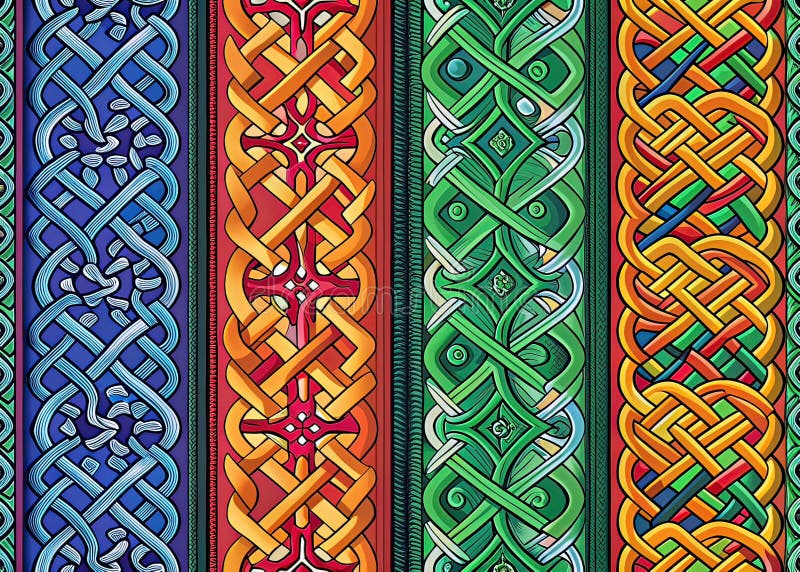 Stunning Vertical Knot Patterns Elegant Decorative Designs for Diverse ...