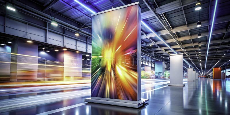 Stunning Vertical RollUp Banner Design for Trade Shows and Expos a ...