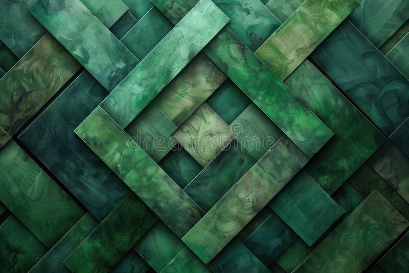 Vibrant Emerald Geometric Pattern Background for Design Projects Stock ...