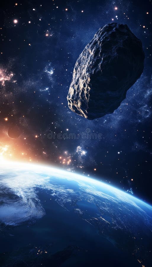 A Stunning View of a Colossal Asteroid on a Collision Path with Earth ...