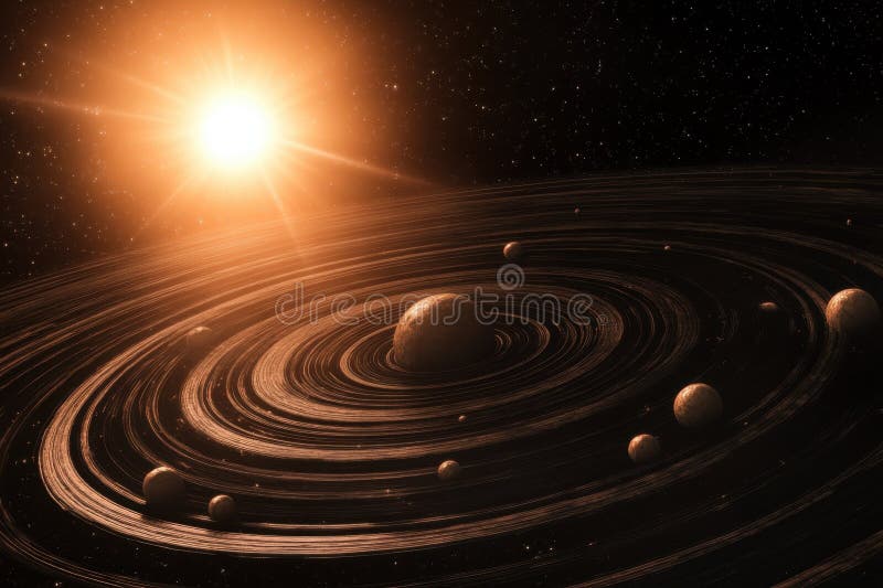 Exploration of a Distant Solar System with Swirling Rings and Planets ...