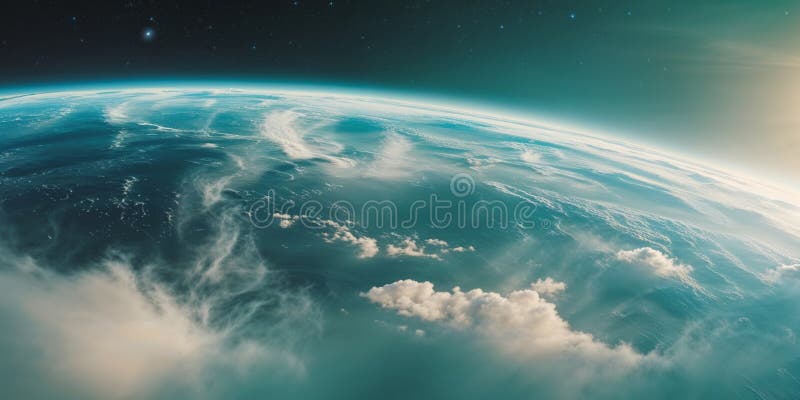 Stunning View of Earth from Space a Breathtaking Panorama of Our Planet ...